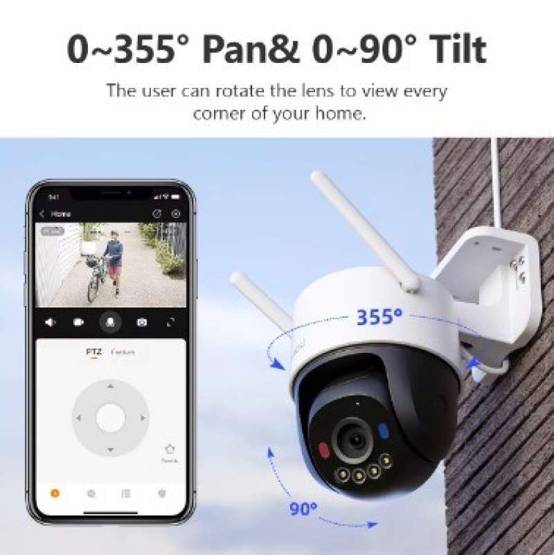 Jual Imou Cruiser Sc 3mp Pan Tilt Color Night Vision Two-way Talk ...