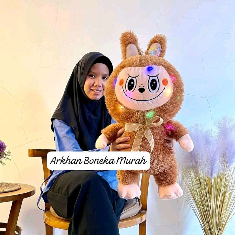 Jual Boneka Viral Labubu The Monster Exciting Macaroon Nyala Lampu ...