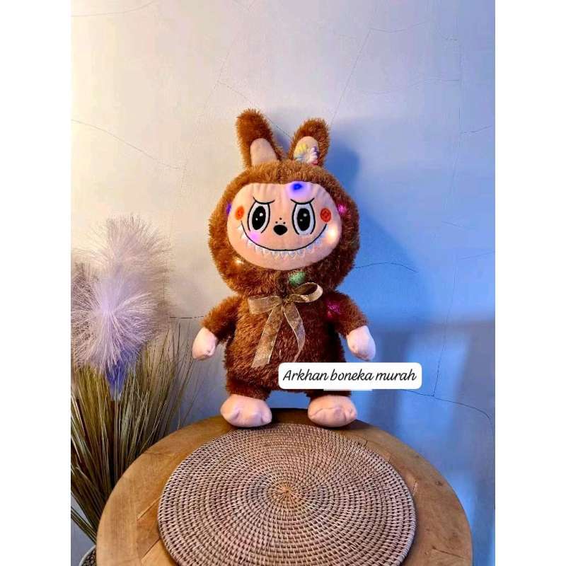 Jual Boneka Viral Labubu The Monster Exciting Macaroon Nyala Lampu ...
