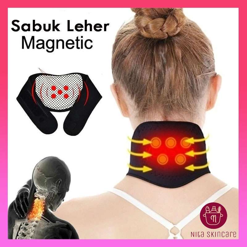 Jual Sabuk Leher Alat Terapi Neck Magnetic Tcare Tourmaline Pijat Leher ...