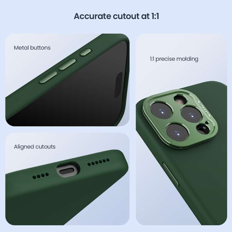 Promo Case iPhone 16 Pro Max / 16 Pro Nillkin Lens Wing Prop Silicone ...