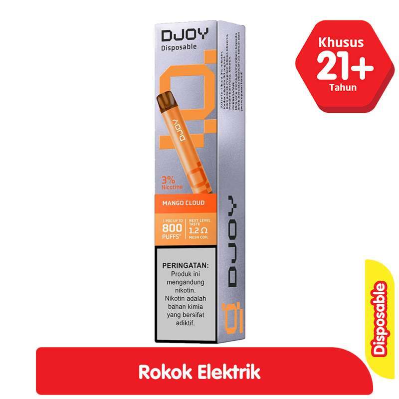 Jual Djoy Disposable Rokok Elektrik Mango Cloud 2 Ml Di Seller Alfamart ...