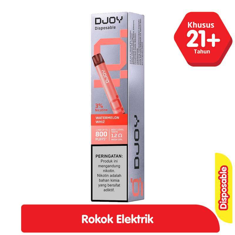 Jual Djoy Disposable Rokok Elektrik Watermelon Whiz 2 Ml Di Seller ...
