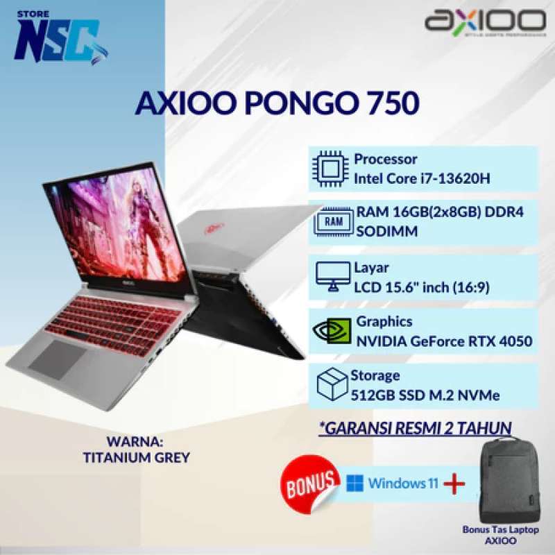 Daftar Harga Axioo Pongo 750 🔥 Original & Spesifikasi Lengkap Desember 2024