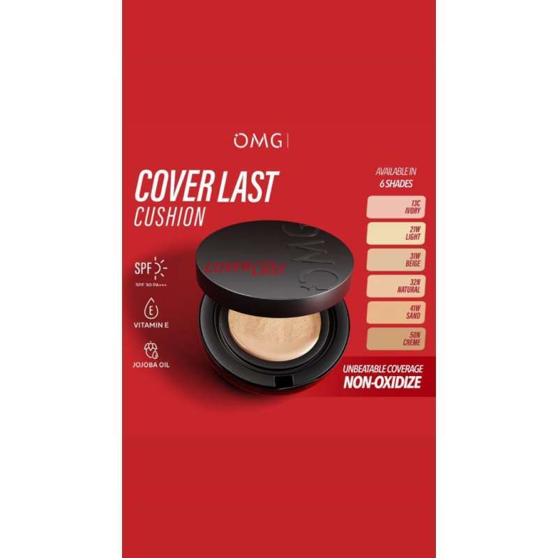 Jual Omg Cover Cushion Last 15gr - Bedak Basah Untuk Tampilan Kulit ...