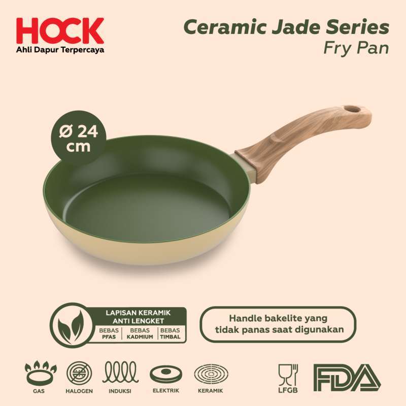 Jual Hock Panci Jade Series Ceramic Fry Pan 24cm Di Seller Hock ...