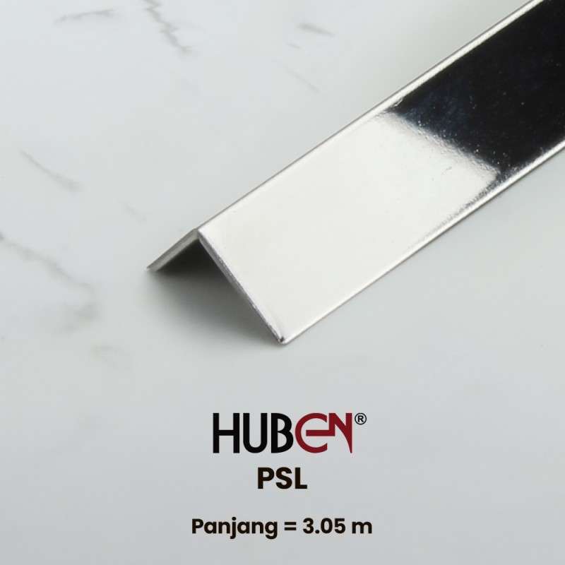 Jual 3 Batang List Lis Plat Strip Model L Mirror Plat Besi Chrome Gold ...