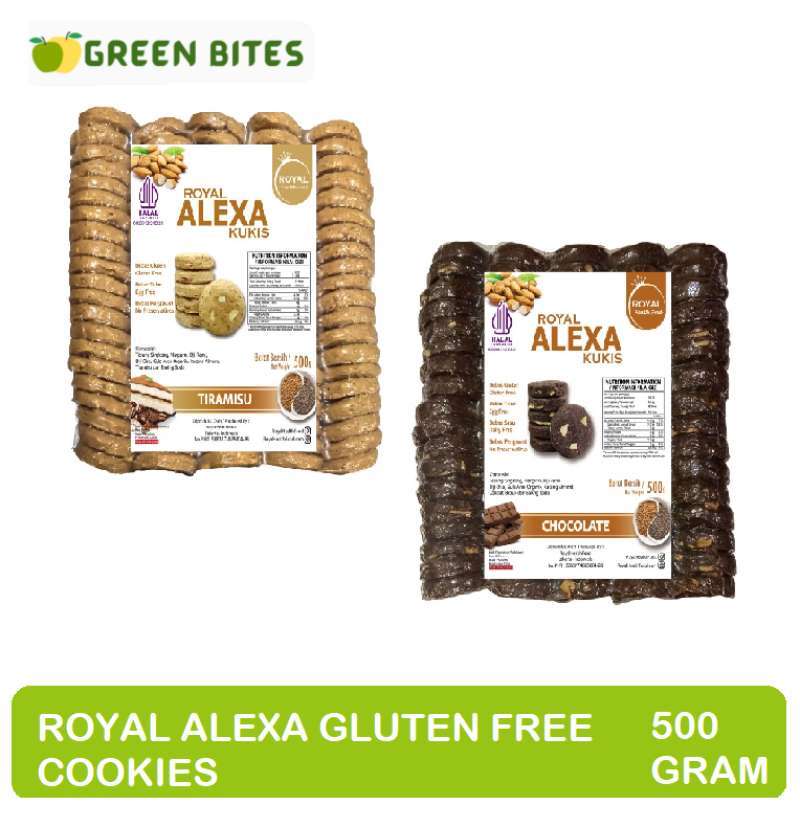 Jual Royal Alexa Cookies Kukis Gluten Free 500 Gram Di Seller Green ...