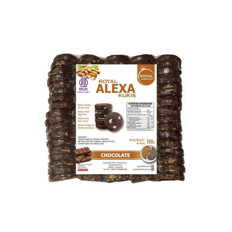 Jual Royal Alexa Cookies Kukis Gluten Free 500 Gram Di Seller Green ...