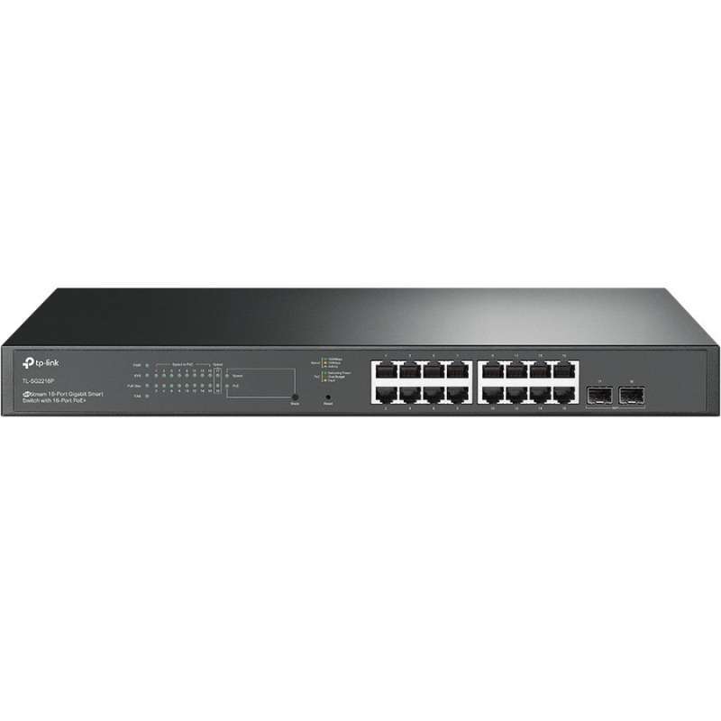 Promo Tp-link Tl-sg2218p Jetstream 18-port Gigabit Switch With 16-poe+ ...