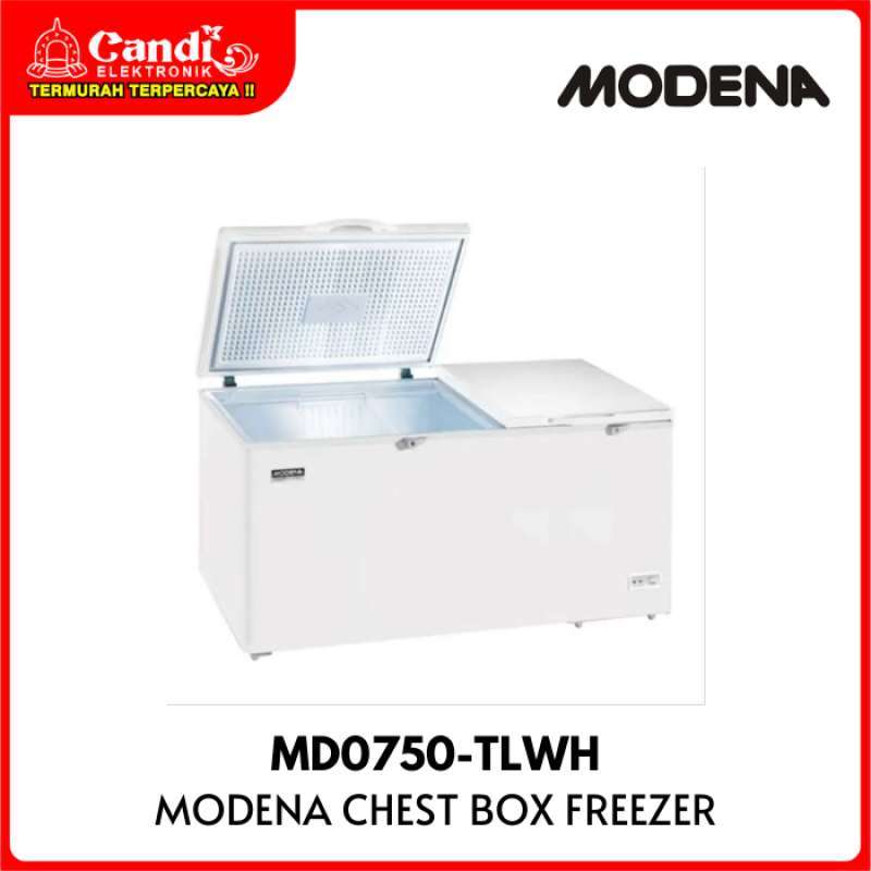 Promo Modena Chest Box Freezer Kapasitas 750 Liter Power Duo Cooling ...