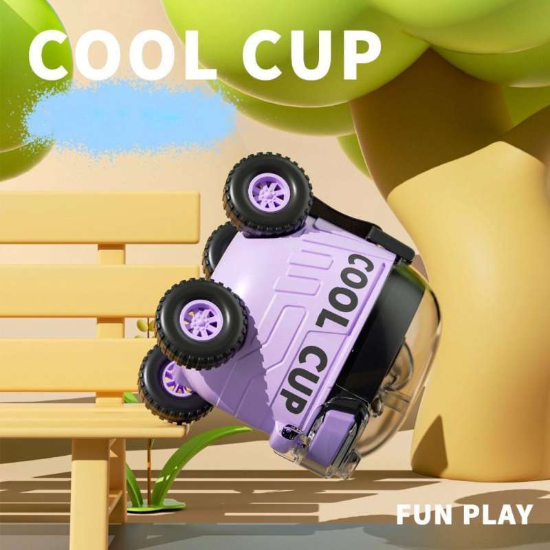 Jual Botol Mobil Cool Cup 550ml / Botol Minum Kereta Mobil Bisa Gerak ...