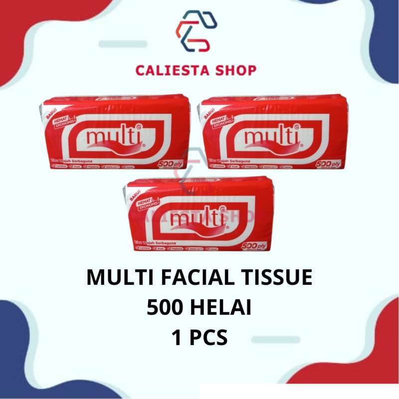 Promo Multi Facial Tissue Tissue Wajah 500 Helai - 1 Pcs Diskon 25% Di ...
