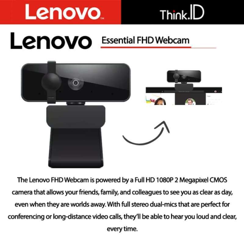 Jual Lenovo Essential Fhd Webcam 4xc1b34802 Di Seller Think.id Official ...