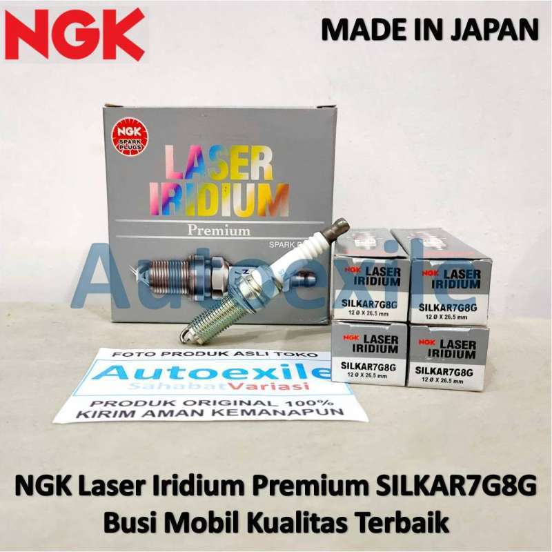 Jual Busi Mobil Ngk Laser Iridium Premium Silkar7g8g Original Spark ...