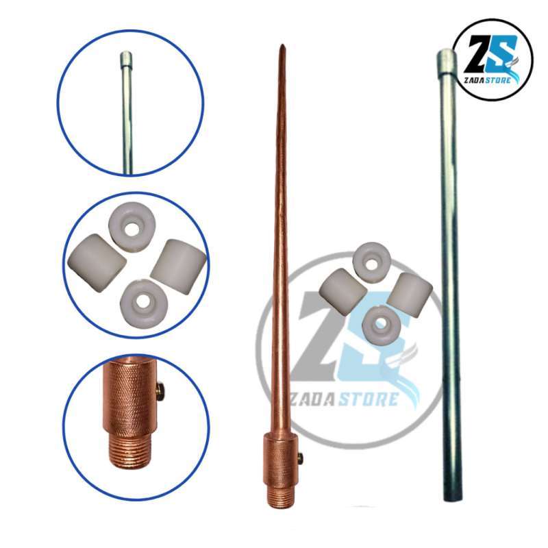 Promo Penangkal Anti Petir Untuk Rumah Tombak Splitzen 1 Inch TB 60 Cm ...