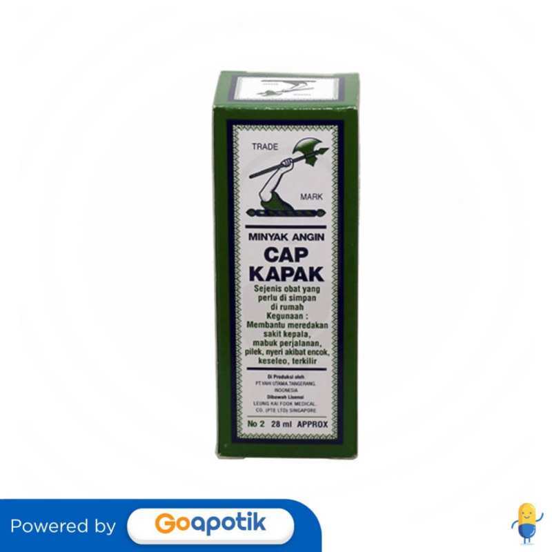 Jual Cap Kapak Minyak Angin 28 Ml Di Seller Apotek Solid Farma - Kali ...