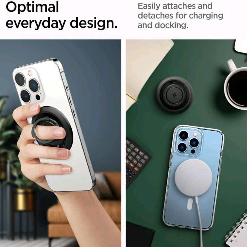 Jual Ring Holder MagSafe Spigen O Mag Popsocket Stand Phone Grip Finger ...
