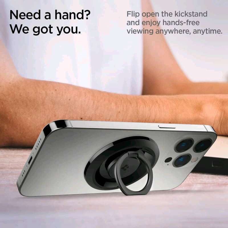 Jual Ring Holder MagSafe Spigen O Mag Popsocket Stand Phone Grip Finger ...