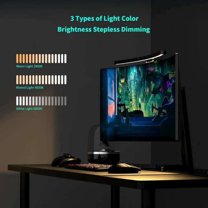 Jual Lymax Curved Screen Hanging Light - Lampu Desktop Monitor Bar ...