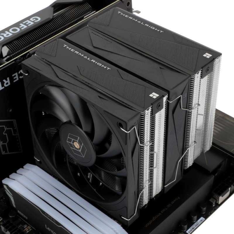 Jual Thermalright Royal Knight 120 Cpu Cooler Dual Tower 6 Heatpipe ...