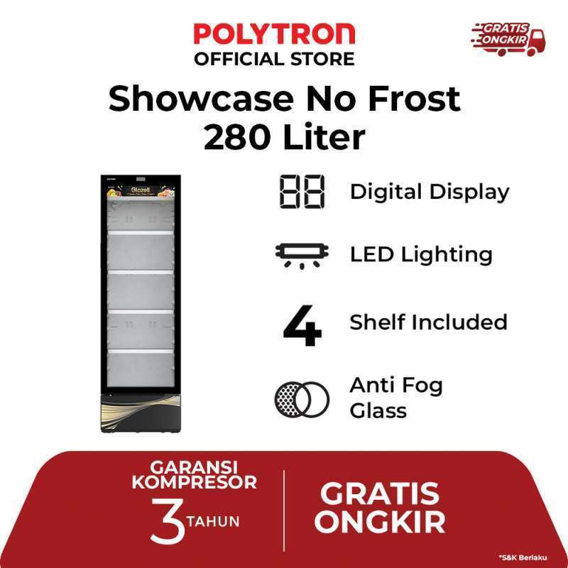 Promo Polytron Showcase 280 Liter Scn 288 - Pekanbaru - Scn 238x Diskon ...
