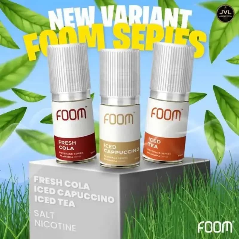Promo Foom Liquid 30ml Refill Pod / Liquid Saltnic Pods - Green Grape ...