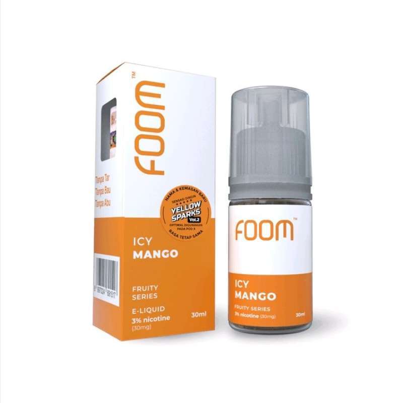 Promo Foom Liquid 30ml Refill Pod / Liquid Saltnic Pods - Green Grape ...