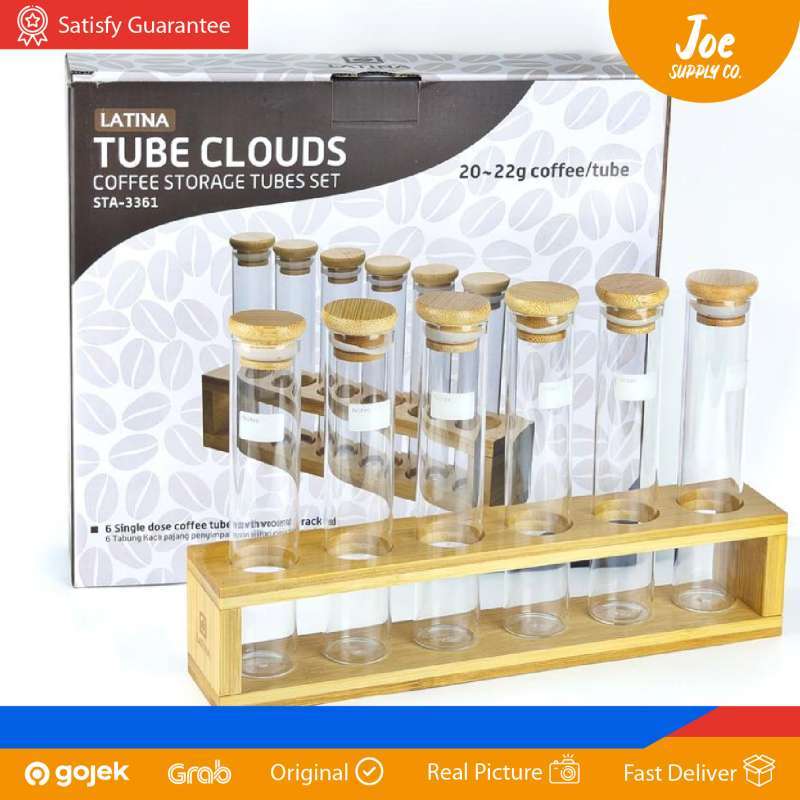 Jual Alat Kopi Latina Clouds Tube 6 Single Dose Glass Coffee Tube ...