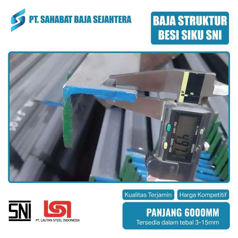 Jual Besi Siku - Angle Bar 6 Meter Full Sni - 50x50x5 Di Seller Pt ...