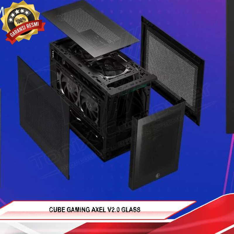 Jual Cube Gaming Axel V2.0 Glass - Side Tempered Glass - Type C 3.1 ...