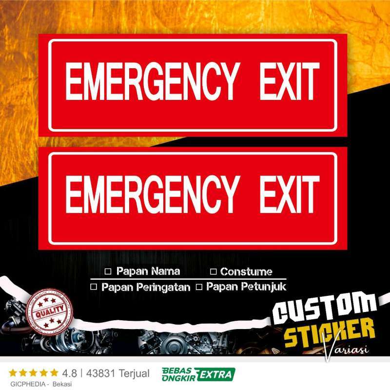 Daftar Harga Pintu Emergency Exit 🔥 Original & Spesifikasi Lengkap ...