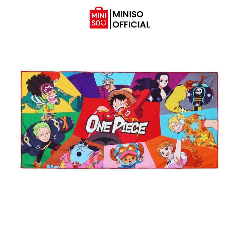 Promo [newlaunch] Miniso X One Piece Collection Microfiber Bath Towel ...