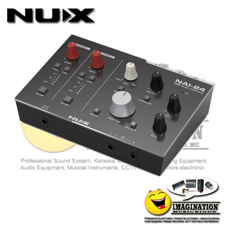Jual Nux Nai24 Nai 24 Nai-24 Desktop USB Audio Interface Di Seller ...