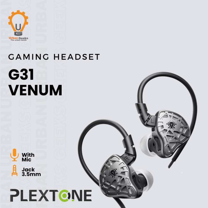 Jual Plextone G31 Earphone Gaming Mic In-earphone Bass Kuat Anti Noise ...