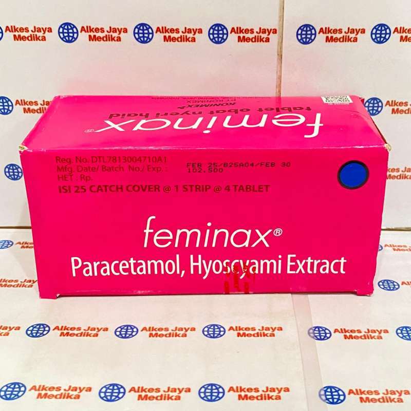 Jual Feminax Box Isi 25 Strip - Obat Nyeri Haid Di Seller Alkes Jaya ...