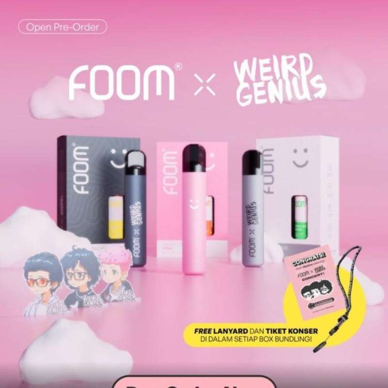 Jual [bundling] - Foom X Weird Genius Pod Kit + 15ml Liquid By Foom Lab ...