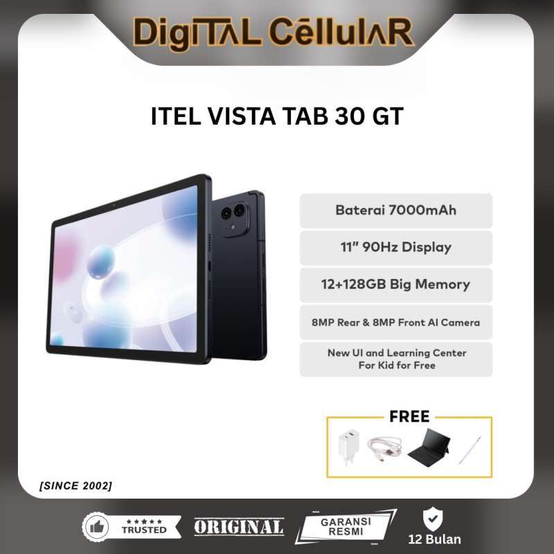 Promo Itel Vista Tab 30 Gt 6/128gb Deep Grey Garansi Resmi Diskon 11% ...