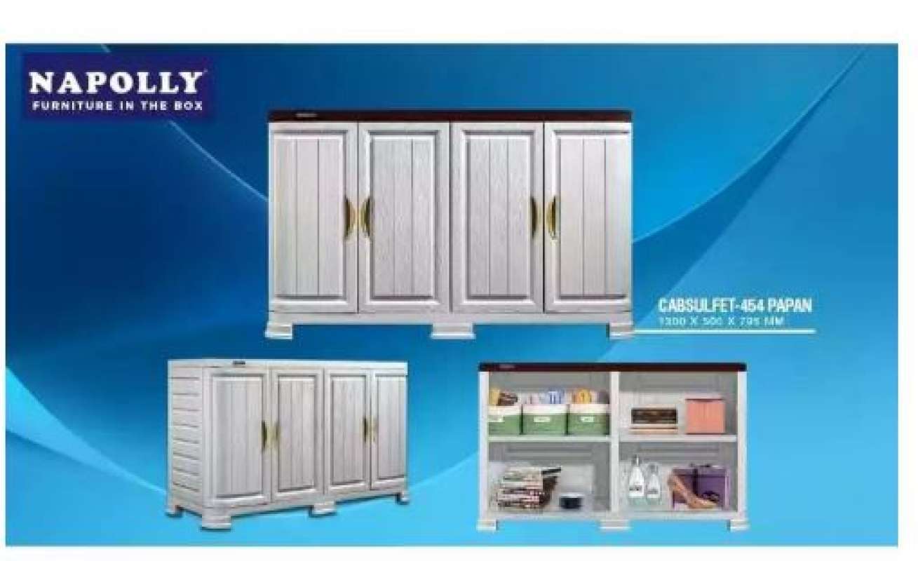 Promo Graha Living - Lemari Napolly Cabsulfet / Cabinet ...