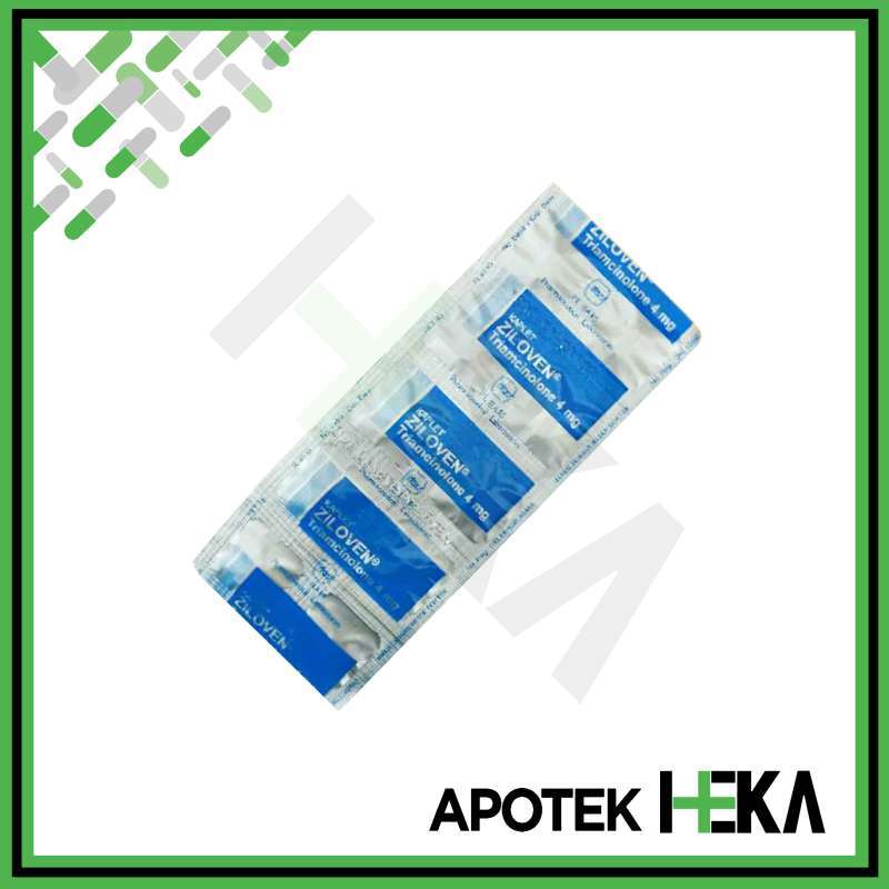 Jual Ziloven 4 Mg Strip Isi 10 Tablet - Triamcinolone Di Seller Apotek ...
