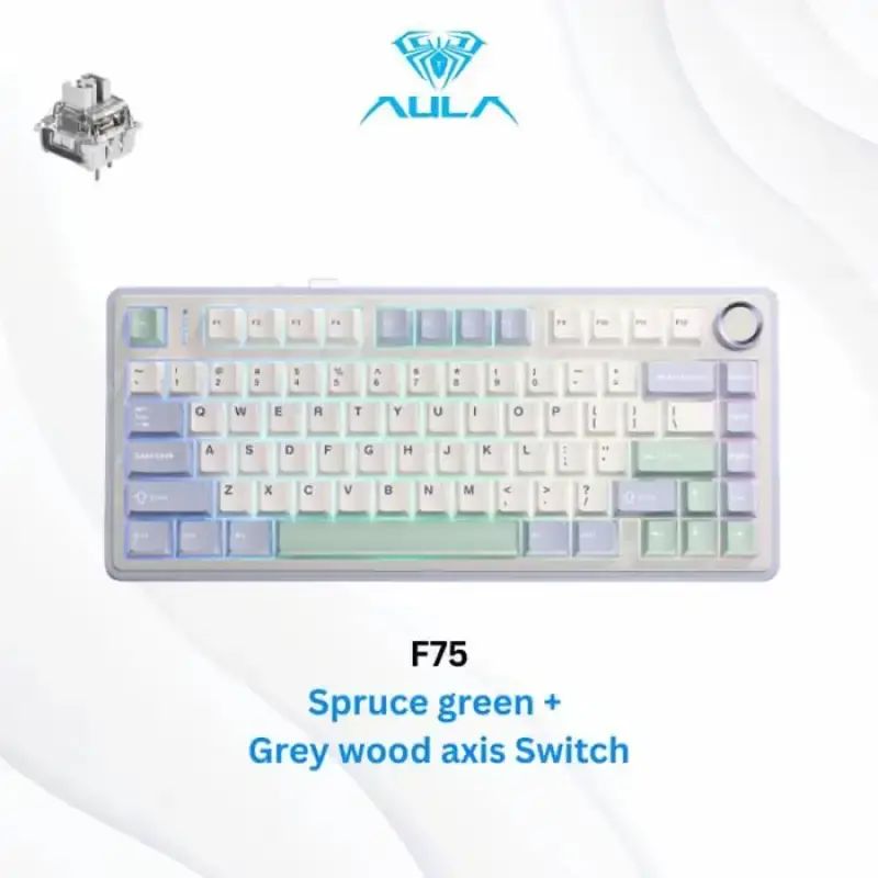 Jual Aula F75 F-75 Wireless Mechanical Gaming Keyboard Rgb Backlit 3 ...