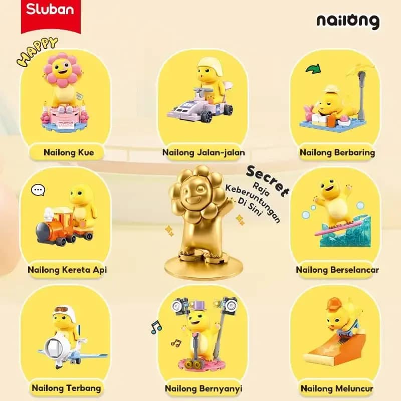 Promo Ohsome Nailong Blind Box Gacha Set Koleksi Figure Nailong Series ...