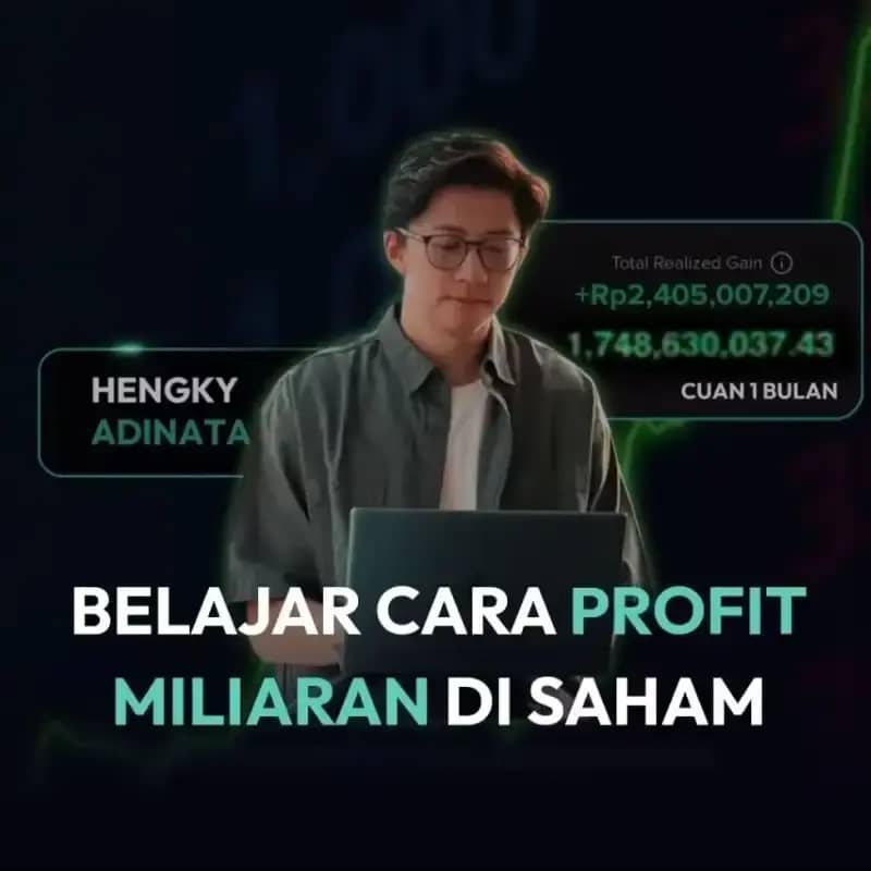 Jual Hengky Adinata Remora Trader Belajar Saham 2025 - Cara Profit Miliaran Di Saham | Bonus ...