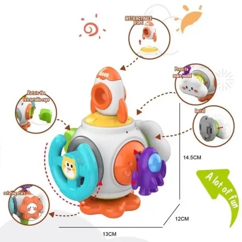Jual Mainan Edukasi Anak Bayi Perempuan Laki Laki Montessori Busy Ball ...