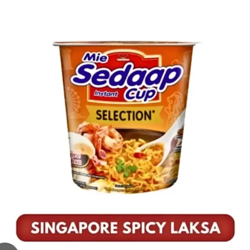 mie sedaap cup selection