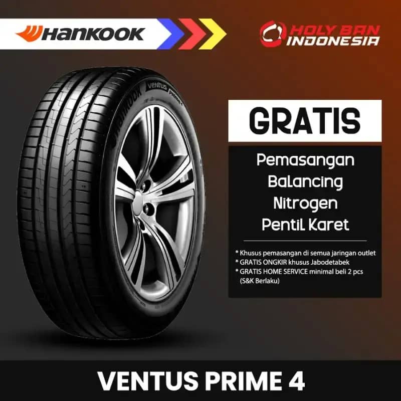 Harga Ban Hankook Ventus Prime 💯 Terbaru, Spesifikasi, & Kredit Mei 2026