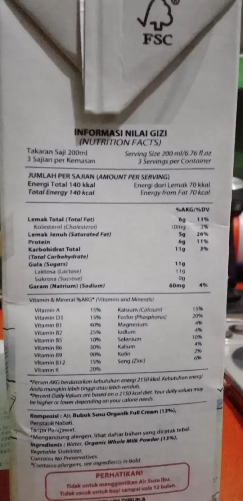 Jual Ultra Milk Organic Milk 750 Ml (satuan) Di Seller Jm Mart ...