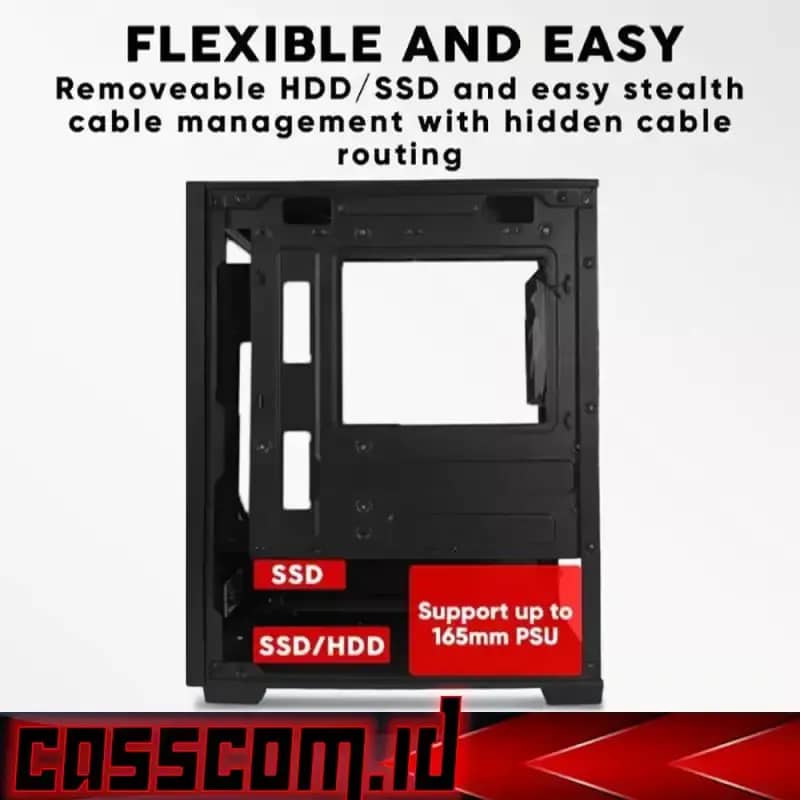 Jual Casing Pc Gaming Armaggeddon Aquaron Nemo M-atx Dual Chamber + Psu ...