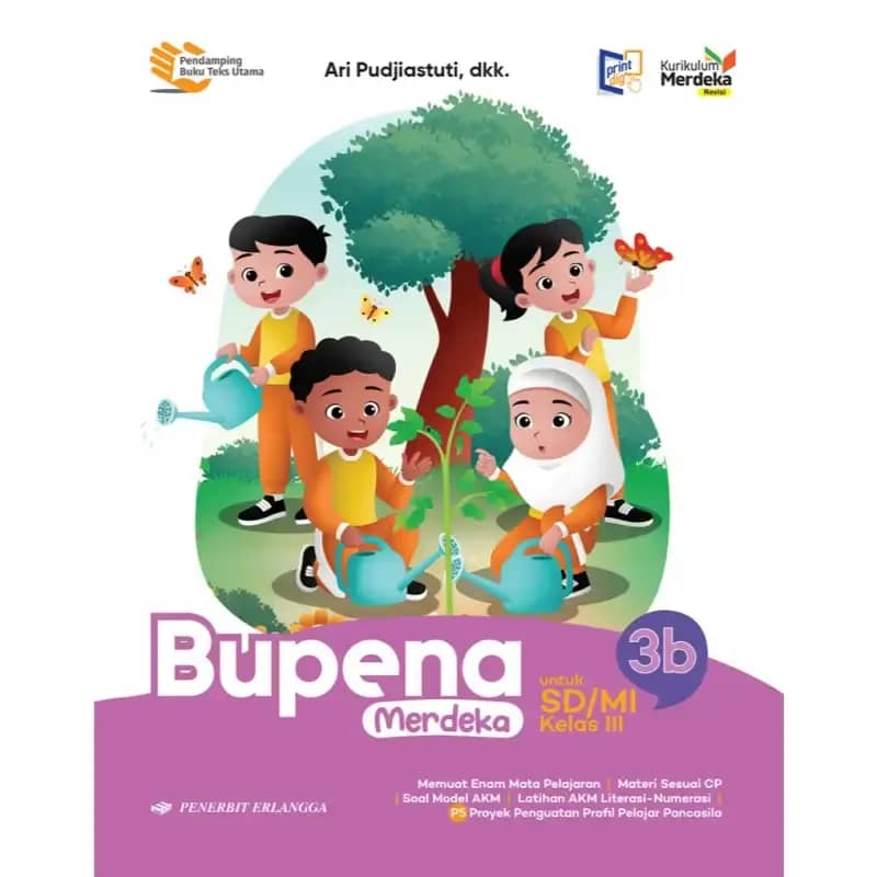 Jual [erlangga Official] Bupena Merdeka Sd/mi Kelas 3a 3b 3c 3d Revisi Kurikulum Merdeka - Kelas ...
