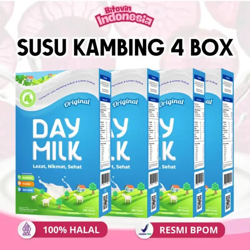 Promo Susu Etawa Daymilk Paket 4 Box Halal Bpom Nkv Diskon 5% Di Seller ...